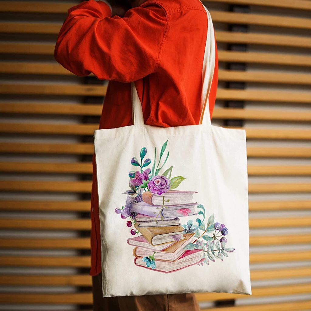 Cute Canvas Tote Bag With 2 Inner Pockets | tote bag manufacturers